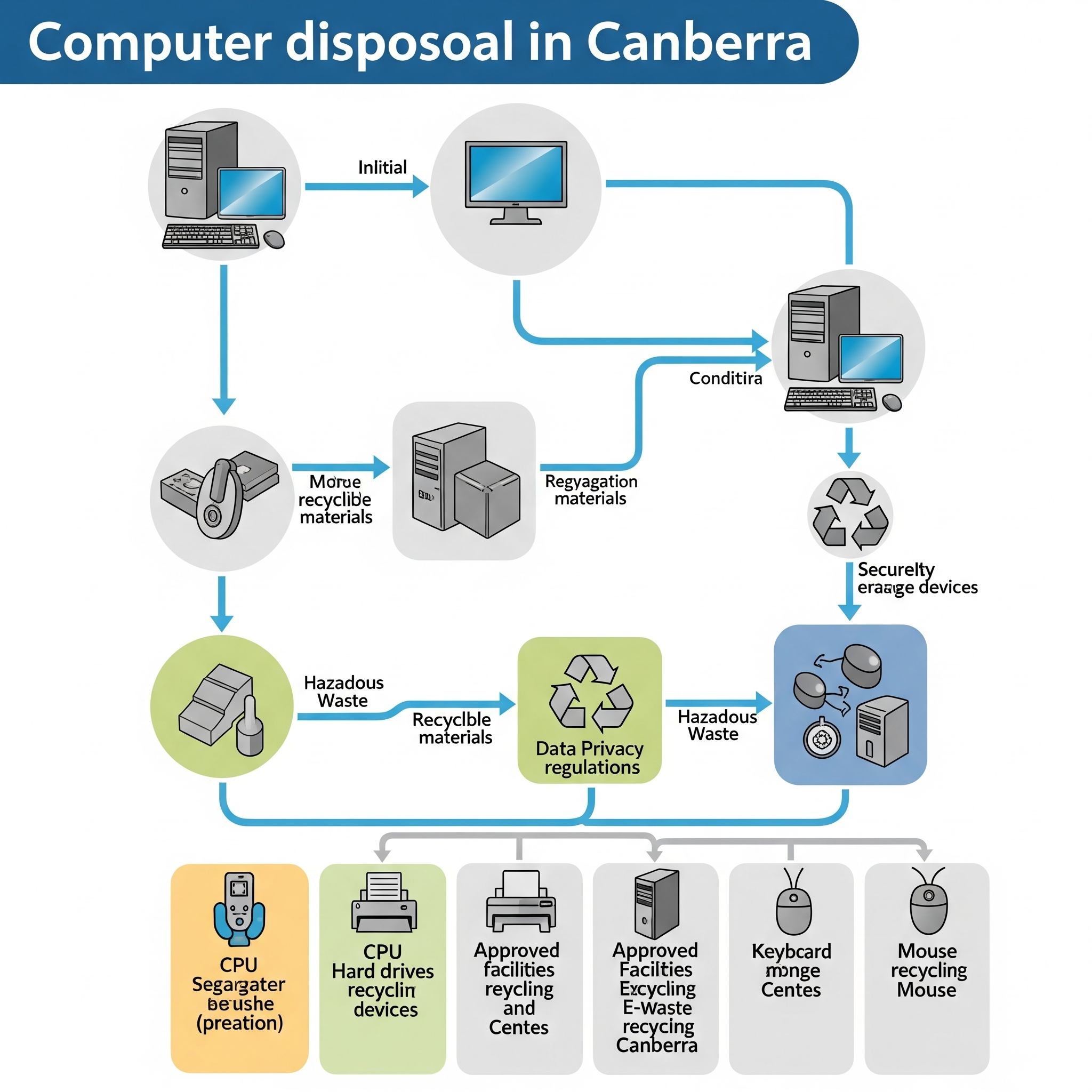 Computer Disposal Canberra | Zero Waste Services